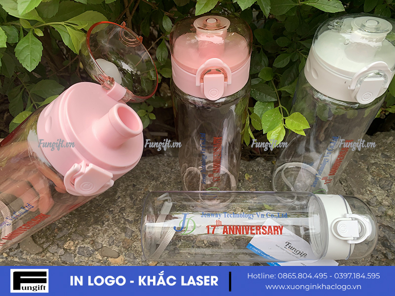 Bình Nước Thể Thao Có Quai In Logo Jenway Technology Giá Rẻ