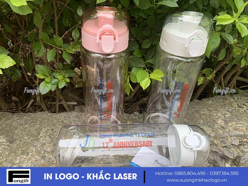 Bình Nước Thể Thao Có Quai In Logo Jenway Technology Giá Rẻ